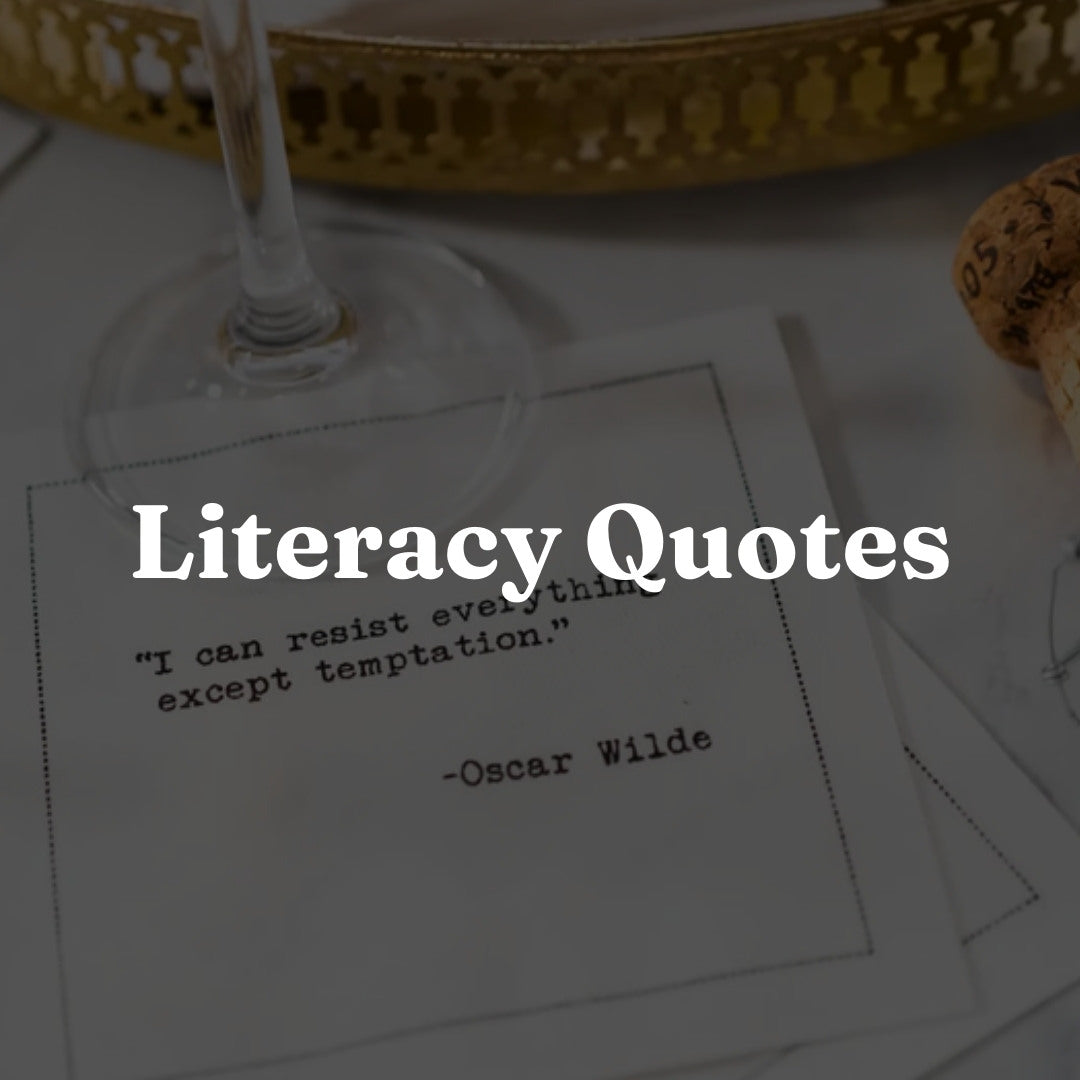 Book Club Napkins | Literary Inspirational Popular Quotes on Napkins ...