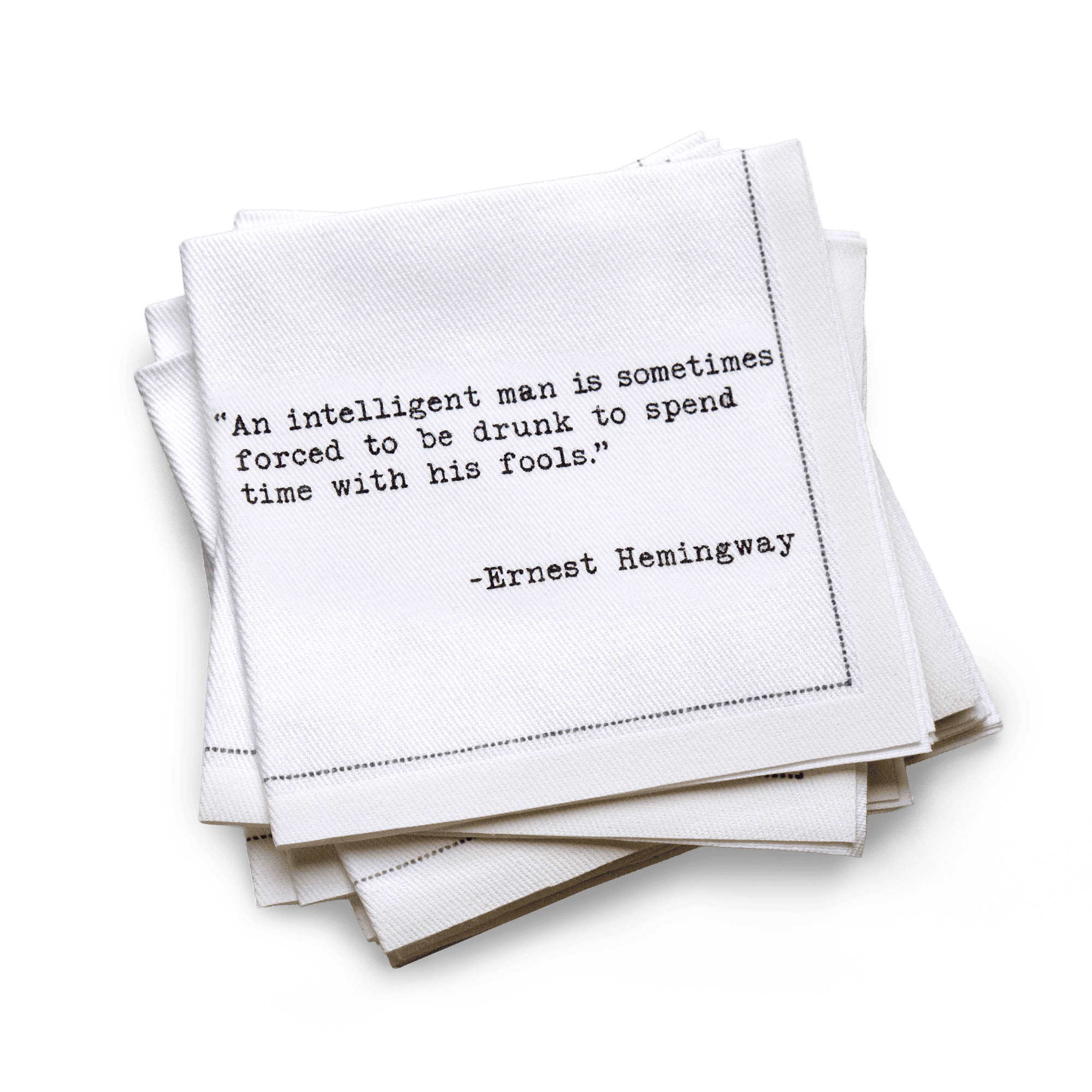 1/4 Fold Drinking Quotes Napkins | Second Edition – Five Star Napkins