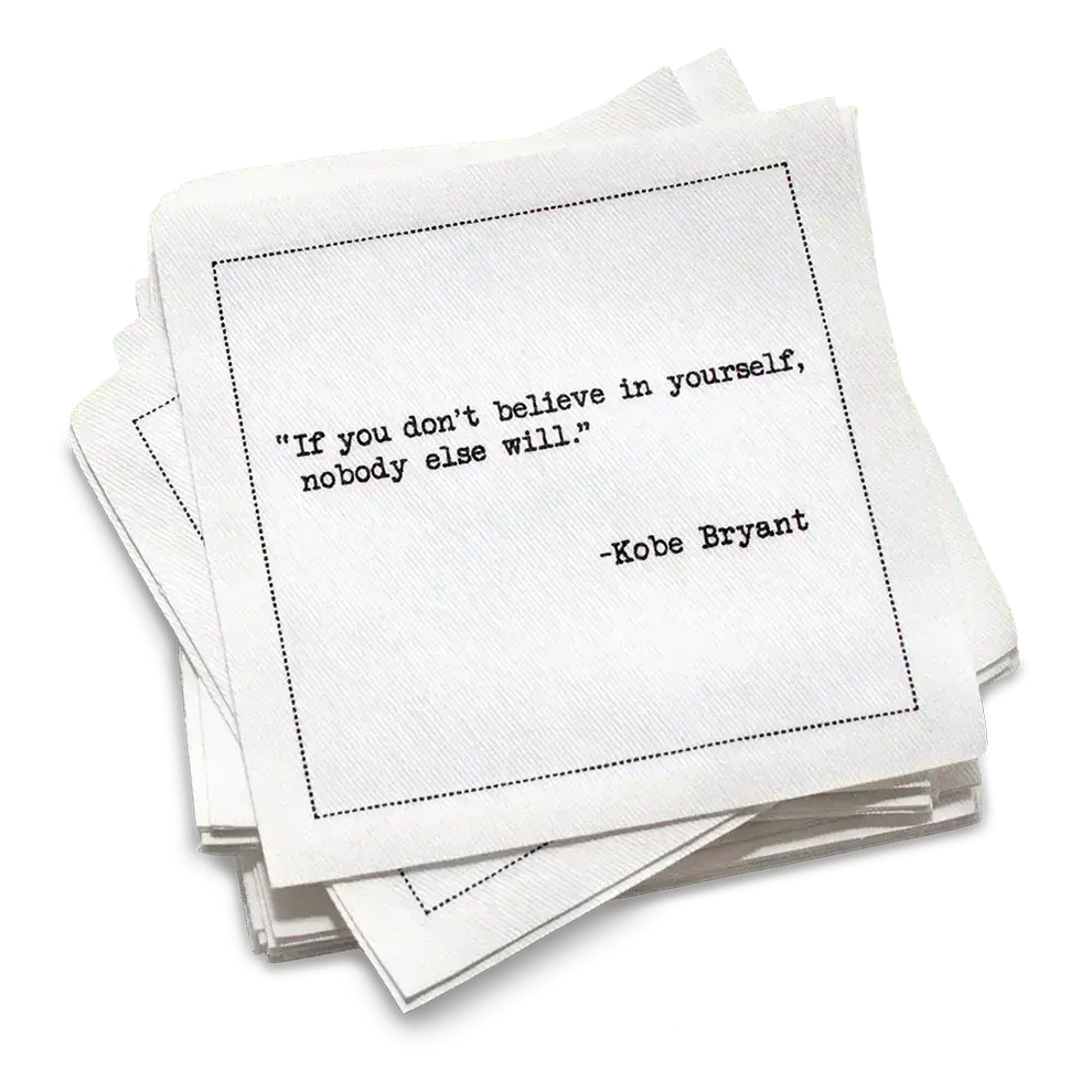 Basketball Legends Quotes Napkins - Case – Five Star Napkins
