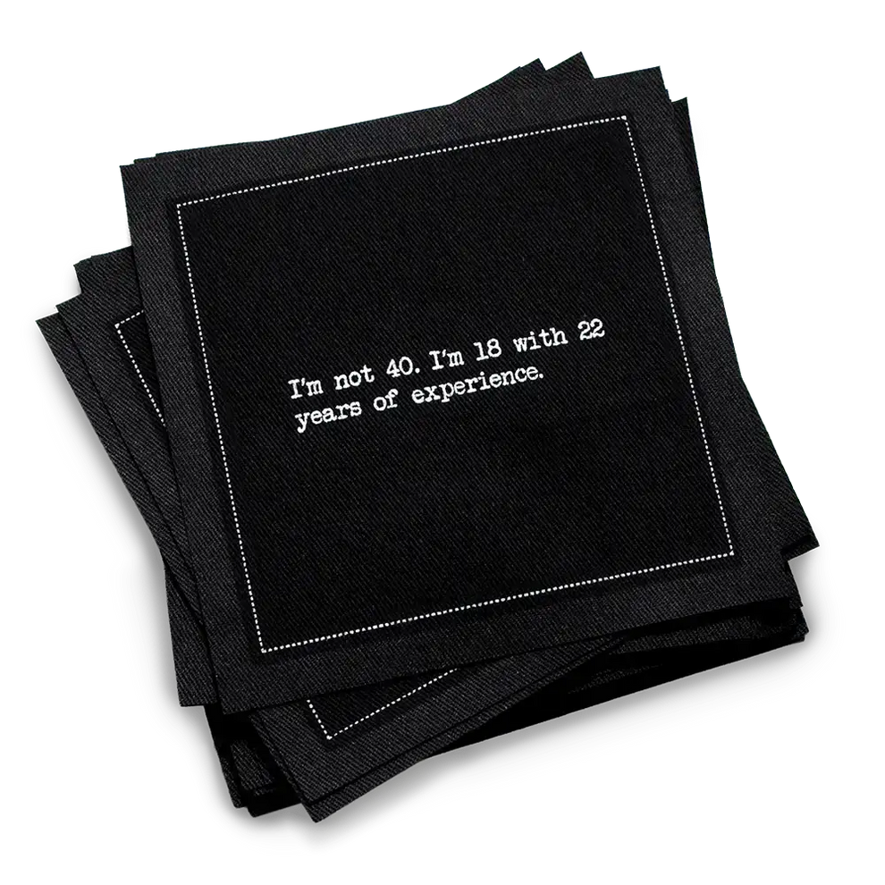 40th Birthday Quotes Napkins - Case – Five Star Napkins