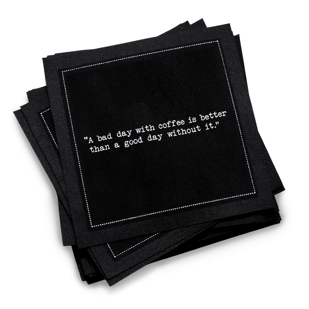 Coffee Quotes Napkins - Case – Five Star Napkins