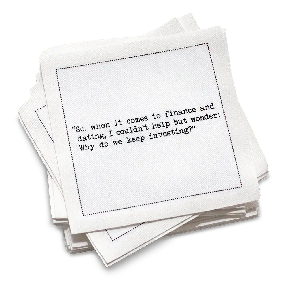 Carrie Bradshaw Quotes Napkins - Case – Five Star Napkins