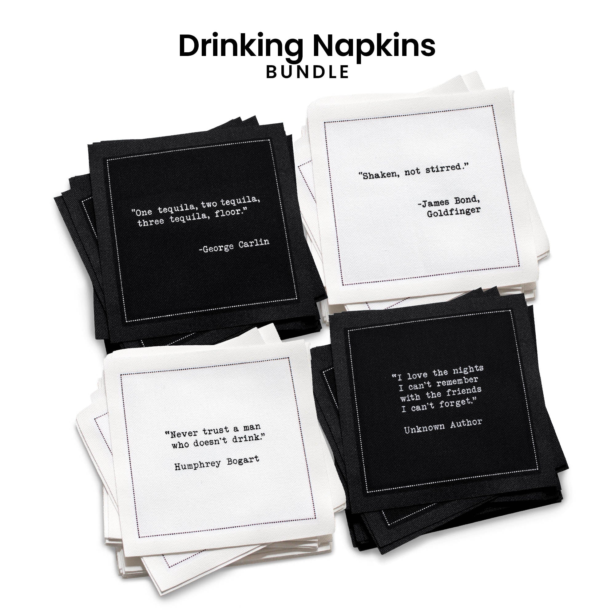 Drinking Napkins Bundle – Five Star Napkins