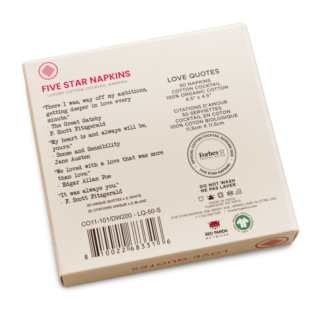 Best Cocktail Napkins | Eco Friendly Organic Cotton Napkins – Five Star ...